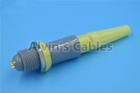 China LEMO 3 Pin PAG / PLG Connector 3 Pin Round Plug With Self Locking Connector for sale
