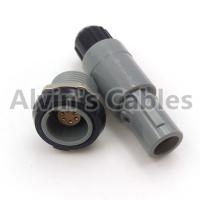 China Compatible 6 Pin LEMO Connector Plug And Grip , LEMO PAG / PLG Series 6 Pin Power Connector Cable Connector for sale