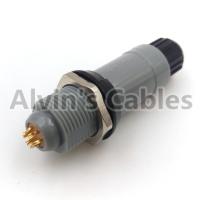 China Compatible 6 Pin LEMO Connector Plug And Grip , LEMO PAG / PLG Series 6 Pin Power Connector Cable Connector for sale