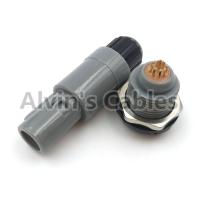 China Compatible Connector LEMO 1 P Plastic Series 9 Pin Socket PAG / PLG Compatible Redel Compatible for sale