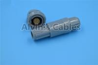 China Durable Circular Plastic Plug Connector 2-14 Contacts Multipole Type for sale