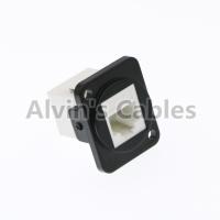 China Panel Mount Waterproof RJ45 Connector Ethernet Cat6 Connection Type for sale