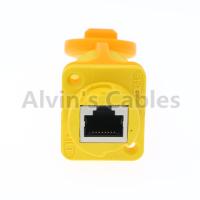 China IP65 Ethernet Waterproof RJ45 Connector Plug / Unplug Connecting Mode 1.5A for sale