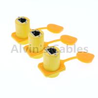 China IP65 Ethernet Waterproof RJ45 Connector Plug / Unplug Connecting Mode 1.5A for sale