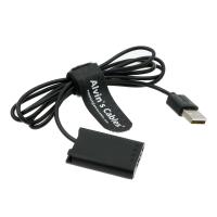 China Alvin's Cables NP-BX1 Dummy Battery to USB DC Coupler Power Cable for Sony Cybershot ZV-1, DSC-RX1, RX1R, RX100 II III for sale