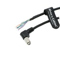 China Hirose 8 Pin Female HR25-7TP-8S Right Angle to Open End High Flex Cable for IDS, DAHENG Imaging, Allied Vision GigE for sale