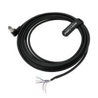 China Alvin's Cables HR25-7TP-8S Hirose 8 Pin Female Right Angle to Open End High Flex Cable for IDS, Allied Vision GigE for sale