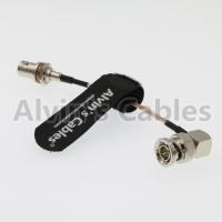 China BNC Female To Right Angle Male SDI Cable With BNC Connectors 50Ω Resistance for sale