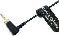 China Alvin's Cables Deity TC-1 Locking 3.5mm TRS to Right Angle EXT 9 Pin Timecode Cable for RED Komodo V-Raptor Camera 50cm for sale