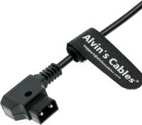 China Power Cable for Tilta Nucleus-M Motor Right Angle 7 Pin Male to D-tap Coiled Cable for V-Mount Battery Plate for sale