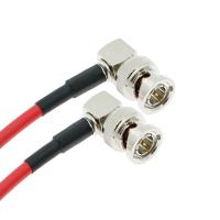 China 12G SDI Flexible Coaxial Cable BNC Male to Male Right Angle for RED Komodo| Atomos Monitor 75 Ohm Shielded Cable for sale
