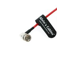 China 12G SDI Flexible Coaxial Cable BNC Male to Male Right Angle for RED Komodo| Atomos Monitor 75 Ohm Shielded Cable for sale
