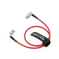 China 12G SDI Flexible Coaxial Cable BNC Male to Male Right Angle for RED Komodo| Atomos Monitor 75 Ohm Shielded Cable for sale