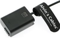 China NP-FW50 Dummy Battery to DC Right Angle Power Cable for Sony A7 A7II A7R A7RII A7S A7SII A5000 A5100 A6000 A6100 A6300 for sale