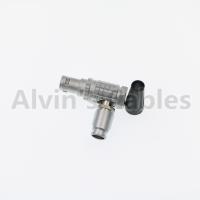 China FHJ 1B 2-16 Pin Lemo Video Camera Connectors 90 Degree Eblow Compatible Female For Red Scarlet for sale