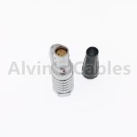 China FHJ 1B 2-16 Pin Lemo Video Camera Connectors 90 Degree Eblow Compatible Female For Red Scarlet for sale