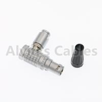 China FHJ 1B 2-16 Pin Lemo Video Camera Connectors 90 Degree Eblow Compatible Female For Red Scarlet for sale