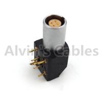 China EPG.0B.304.HLN Printed Circuit Board 90 Degree Grip LEMO PCB Connector 4-Pole Soldering Iron for sale