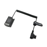 China Alvin’s Cables DMW-DCC17 DMW-BLK22 Dummy Battery to D-tap Power Adapter Coiled Cable for Panasonic Lumix S5 S5II S5K S5C for sale