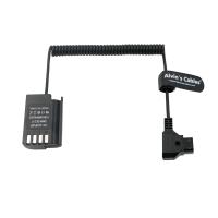 China Alvin’s Cables DMW-DCC17 DMW-BLK22 Dummy Battery to D-tap Power Adapter Coiled Cable for Panasonic Lumix S5 S5II S5K S5C for sale