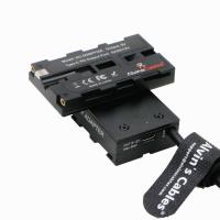 China Alvin's Cables D-Tap To Dual-Sided Cross-Shaped NP-F Dummy Battery With USB-C PD Power Cable For Atomos Small HD Monitor for sale