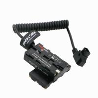 China Alvin's Cables D-Tap To Dual-Sided Cross-Shaped NP-F Dummy Battery With USB-C PD Power Cable For Atomos Small HD Monitor for sale