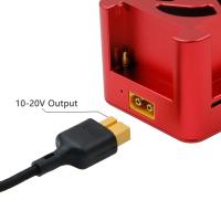 China Alvins 4 Slot NP-F Battery Supper Fast Charger to USB C 100W with Freeze Fan for Sony NP F550| F750| F970 Batteries, XT6 for sale