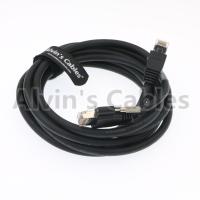China Alvin's Cables GigE Cat6 S STP Screw Lock Horizontal RJ45 DrC Cable for Basler Cameras 3M for sale