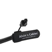China Alvin’s Cables D-Tap to 4-Pin Microfit Power Cable for Freefly Ember S5K Camera (Coiled Cable) for sale
