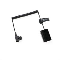 China Alvin's Cables D-Tap to NP-FM500H Dummy Battery Power Cable for ARRI WCU-4 Hand Unit Coiled Cable Compatible with Sony DSLR A500 A550 A560 A580 A700 A850 A900 Alpha SLT A58 A65 A65V A77 Cameras for sale