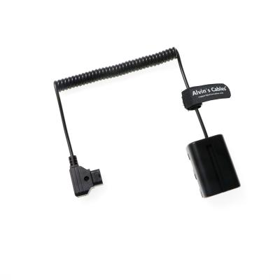 China Alvin's Cables D-Tap to NP-FM500H Dummy Battery Power Cable for ARRI WCU-4 Hand Unit Coiled Cable Compatible with Sony DSLR A500 A550 A560 A580 A700 A850 A900 Alpha SLT A58 A65 A65V A77 Cameras for sale