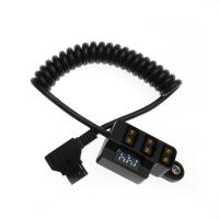 China Alvin’s Cables D-tap Splitter 1 to 3 Port P-tap Adapter Coiled Cable for SmallRig| IDX V-Mount Gold Mount Battery with Battery Level Display, Reverse Polarity, Over-Current, Overheat Protection for sale