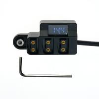 China Alvin’s Cables D-tap Splitter 1 to 3 Port P-tap Adapter Coiled Cable for SmallRig| IDX V-Mount Gold Mount Battery with Battery Level Display, Reverse Polarity, Over-Current, Overheat Protection for sale