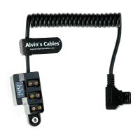 China Alvin’s Cables D-tap Splitter 1 to 3 Port P-tap Adapter Coiled Cable for SmallRig| IDX V-Mount Gold Mount Battery with Battery Level Display, Reverse Polarity, Over-Current, Overheat Protection for sale