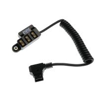 China Alvin’s Cables D-tap Splitter 1 to 3 Port P-tap Adapter Coiled Cable for SmallRig| IDX V-Mount Gold Mount Battery with Battery Level Display, Reverse Polarity, Over-Current, Overheat Protection for sale