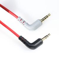 China Alvin's Cables 3.5mm TRS to TRRS SC7 Patch Cable for Rode VideoMic| VideoMicro Go| BOYA Mic, for i-Phone| Smartphone| Tablets, 1/8 Male Right Angle Microphone Coiled Cable for sale