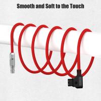 China Alvin's Cables D-Tap to 2 Pin Male Power Cable for Teradek SmallHD Z-CAM Blackmagic Pyxis, 45cm|18inches, Ultra Soft & Flexible for sale