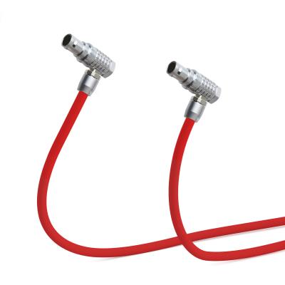 China Alvin's Cables Right Angle 2 Pin To 2 Pin Power Cable For Teradek Bond Z CAM E2, For ARRI Alexa, Ultra Soft 45cm|18inches for sale