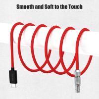 China Alvin's Cables Ultra Soft USB-C Type-C to 2 Pin 12V Fast Charging Power Cable for Tilta| Teradek| SmallHD| Z-CAM| Blackmagic Pyxis 60cm|24inches for sale