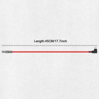 China Alvin's Cables Right Angle USB-C Type-C to 2 Pin 12V Fast Charging Power Cable for Tilta| Teradek| SmallHD| Z-CAM| Blackmagic Pyxis, Ultra Soft 45cm|17.7inches for sale