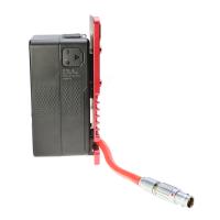 China Alvin's Cables V Mount Battery Plate for DJI Ronin 4D, with Straight 1B 6-Pin Male DC-in Out Put Battery Mounts Plate V Mount Plate for Ronin 4D Long Cable for sale