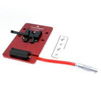 China Alvin's Cables V Mount Battery Plate for DJI Ronin 4D, with Straight 1B 6-Pin Male DC-in Out Put Battery Mounts Plate V Mount Plate for Ronin 4D Long Cable for sale