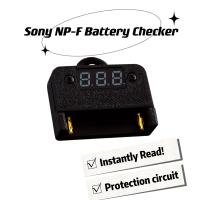 China Alvin's NP-F Battery Tester Battery Checker for Sony NP F550| F750| F970 Battery Instant Read LCD Voltage Display Battery Tester for sale