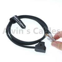 China Flexible Thin Red Epic Scarlet Power Cable D-Tap To Right Angle 1B 6 Pin Female for sale