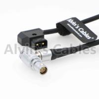 China Flexible Thin Red Epic Scarlet Power Cable D-Tap To Right Angle 1B 6 Pin Female for sale