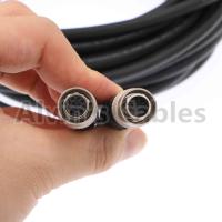China Coaxial 12 Pin Hirose Male To Female Cable Analog Camera Cable High Flex for sale