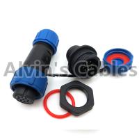 China SP13 Series Aviation Connector , Waterproof Electrical Connectors Copper Conductor for sale