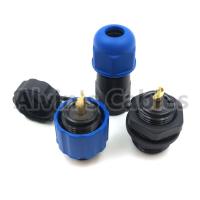 China SD13 Waterproof Plastic Electrical Connectors 5 - 25A Rated Current Solder Termination for sale