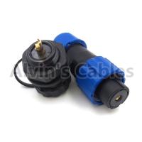 China Outdoor Waterproof Plastic Cable Connector IP68 Rating 13-28mm Outer Diameter for sale