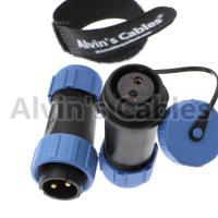 China Circular Multipole Plastic Electrical Connectors Thermoplast PPS Insert Material for sale